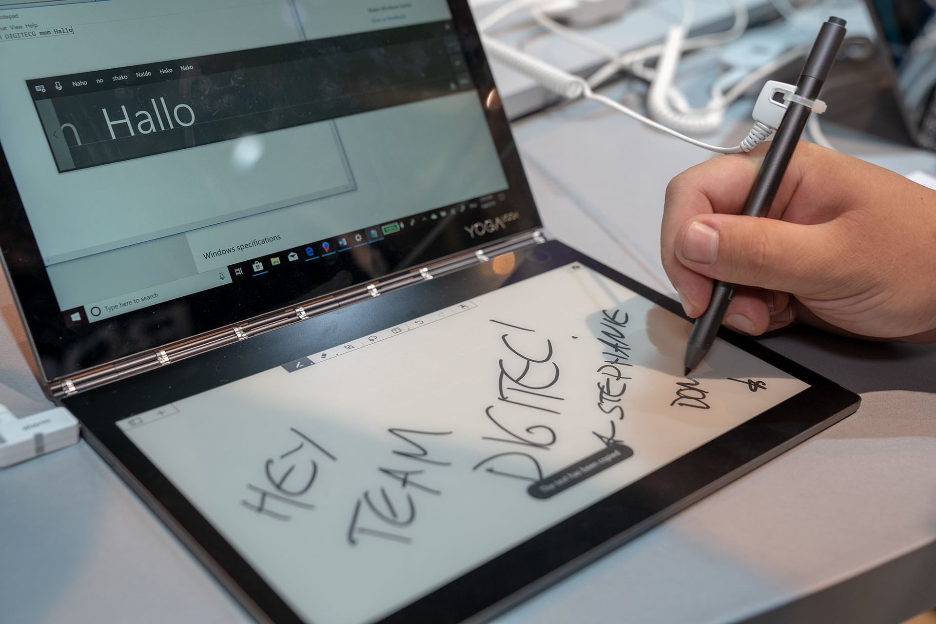 how to draw with lenovo yoga book