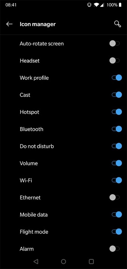 settings put secure icon_blacklist