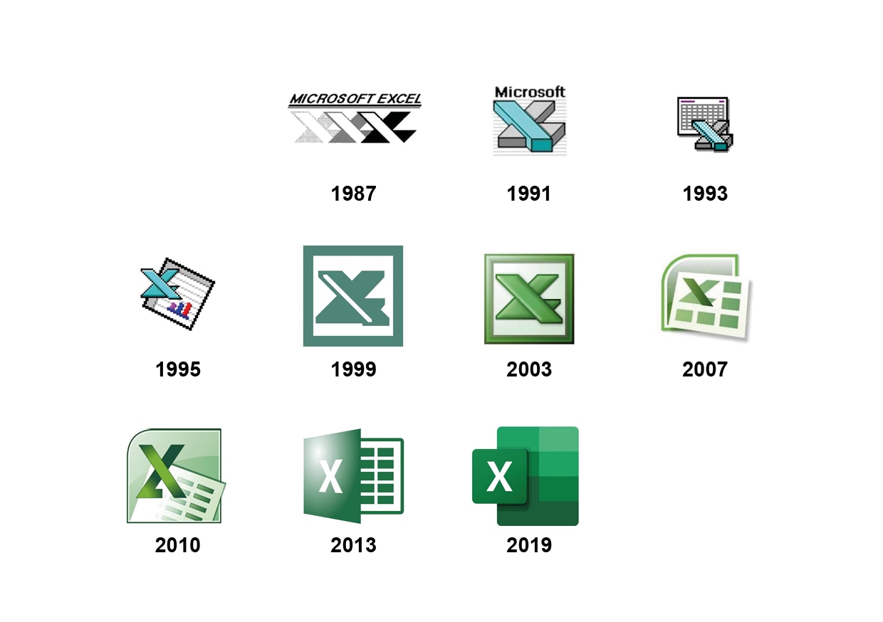 microsoft word logo evolution