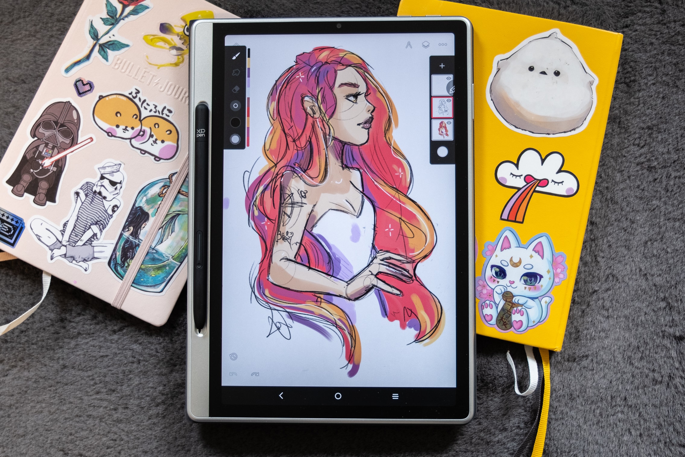 galaxy drawing tablet