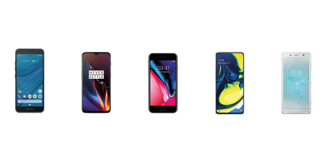 Our top 5 mid-range phones - Digitec