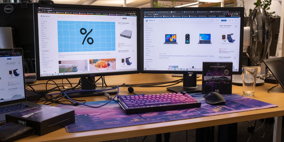 Maintenir vos moniteurs en position grâce à ConnectedView Screenbuddy - Digitec