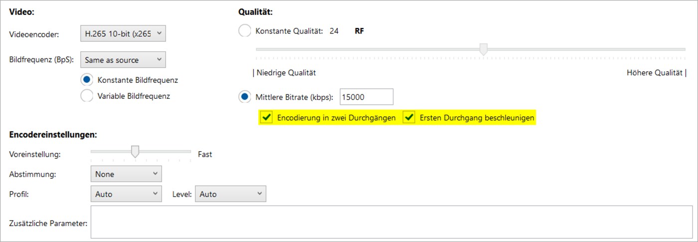 HDR video conversion with HandBrake: How it works with CPU or GPU - digitec