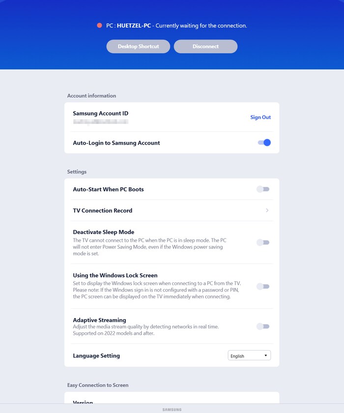 Working in the living room: "PC on TV" from Samsung tested - digitec
