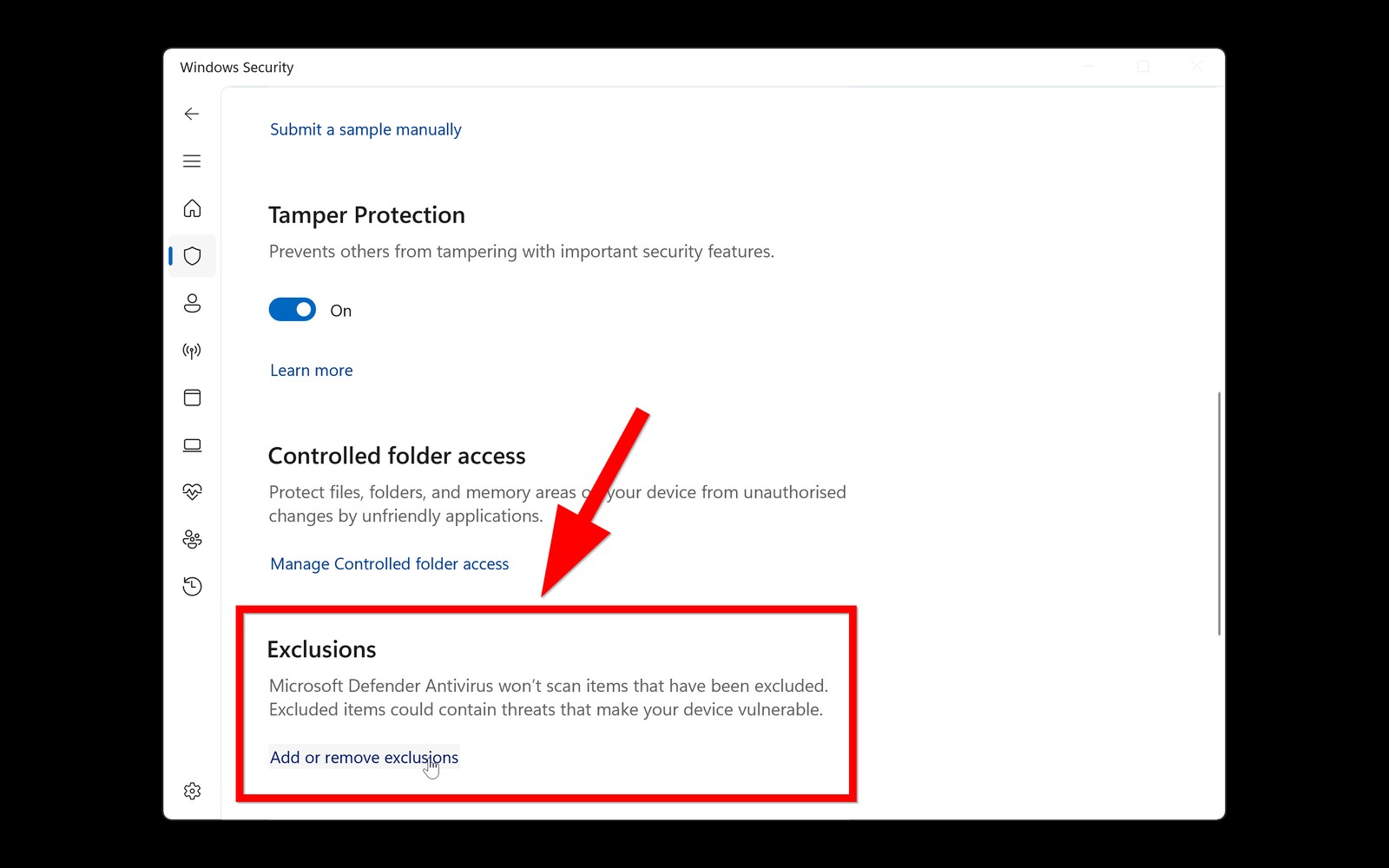 Windows tip: how to disable virus protection for specific files ...