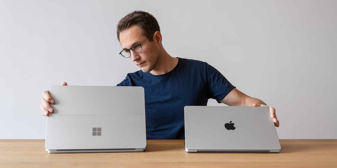 Microsoft Surface Laptop Studio 2 vs. Apple MacBook Pro - Digitec