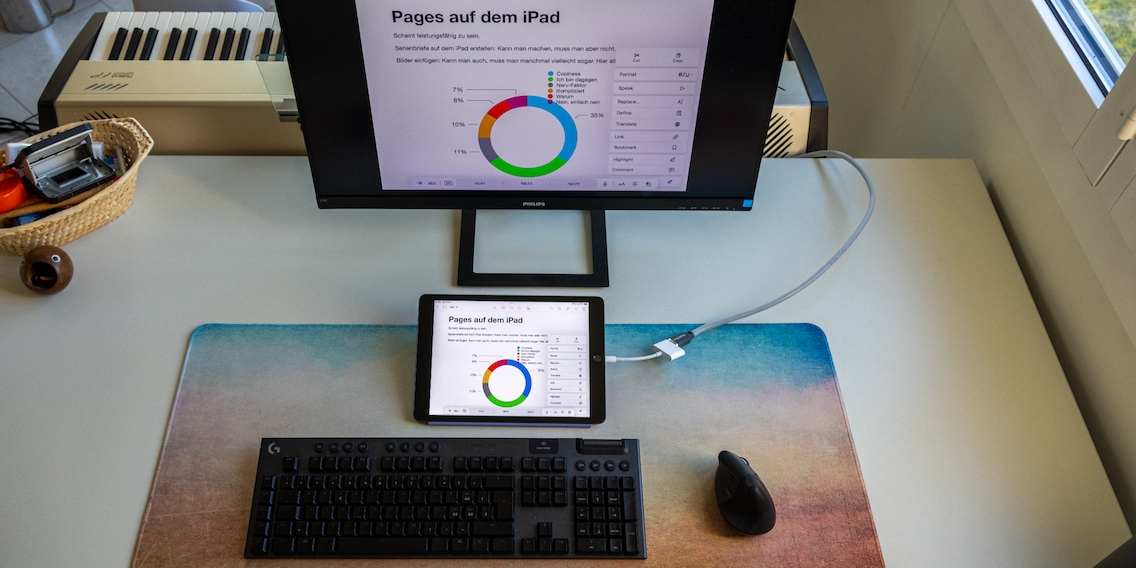Travailler avec une souris, un clavier et un écran sur un iPad ou un ...