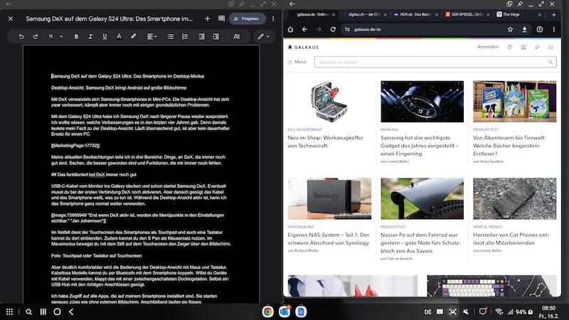 Turn your smartphone into a desktop: Samsung DeX on Galaxy S24 Ultra ...
