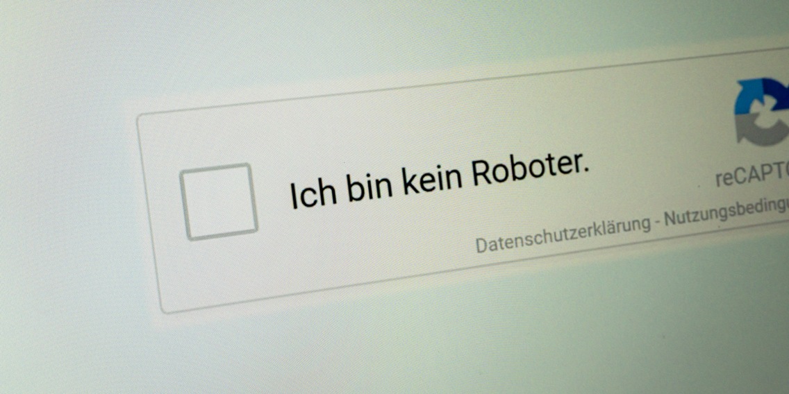 Captchas: Bin ich vielleicht doch ein Roboter? - Digitec