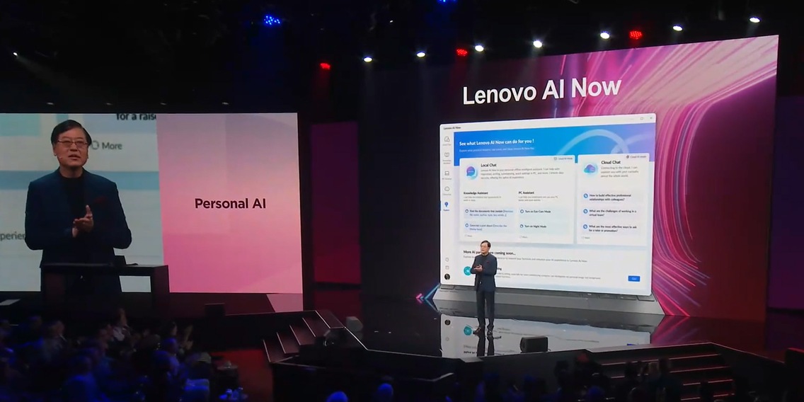Tech World 2024: Lenovo stellt AI Now und weitere KI-Tools vor - Digitec
