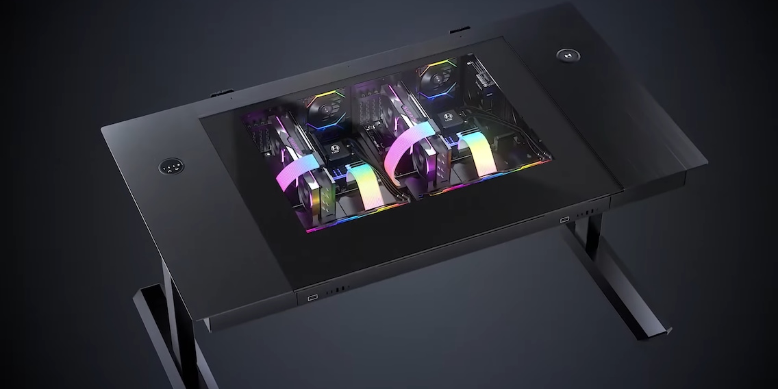 Lian Li DK-07 : boîtier de bureau pour deux systèmes - Digitec