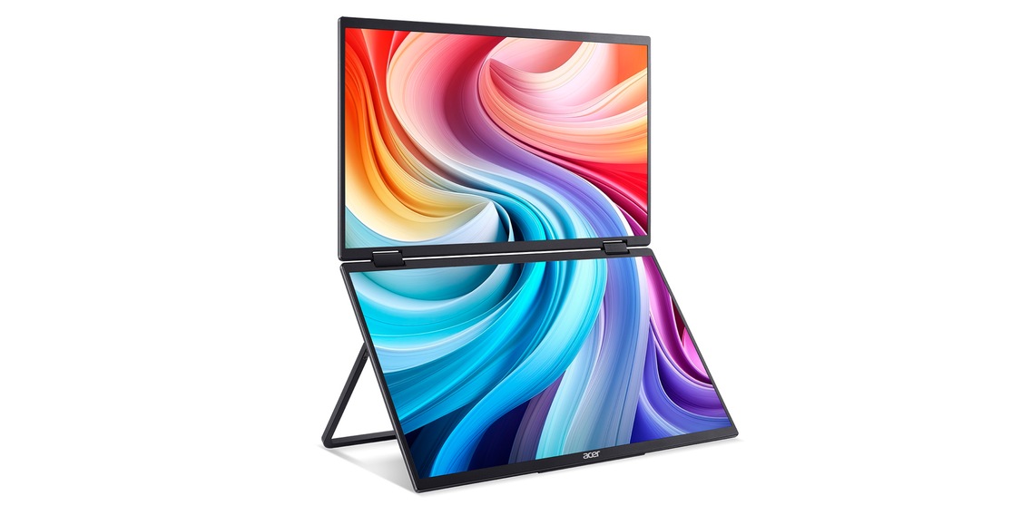 Computex 2025: Acer stellt zwei neue portable Dual-Screen-Monitore vor ...