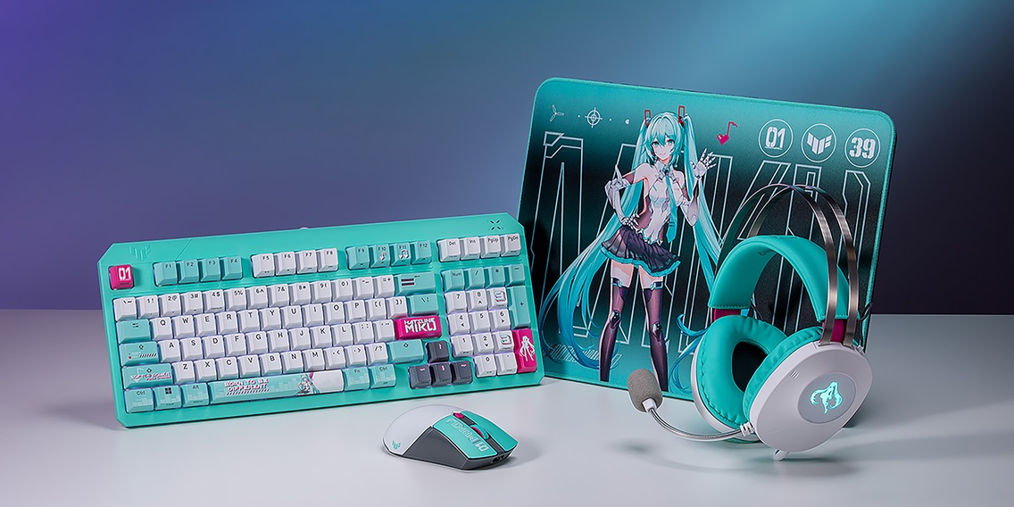 Just in the shop: Gaming peripherals from Asus in Hatsune Miku design ...