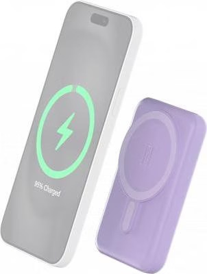 Bigben Powerbank Chargeur à induction, Compatible MagSafe Violet (5000 ...