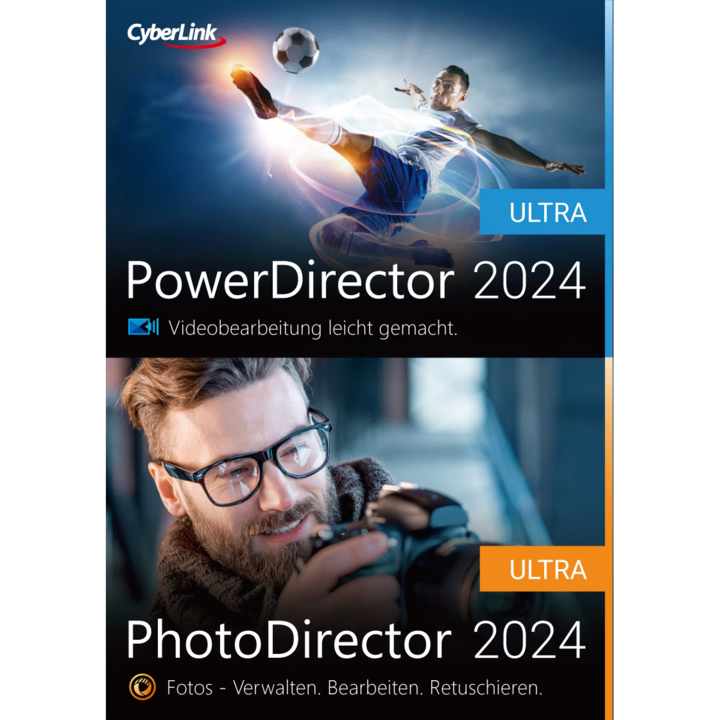 CyberLink PowerDirector 2024 Ultra & PhotoDirector 2024 Ultra Duo ESD ...