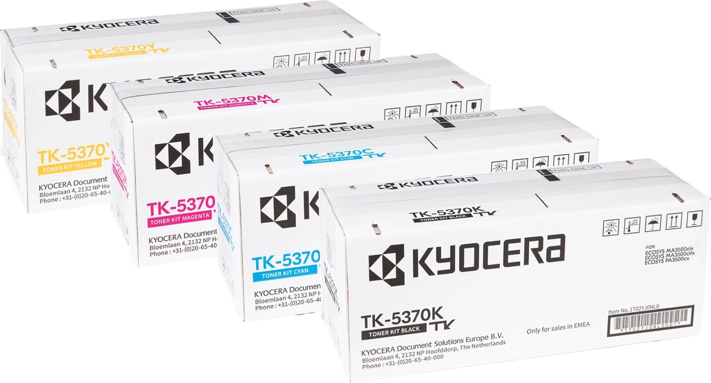 Kyocera Original KYOCERA TK-5370 SET Multipack / Set mit allen vier ...