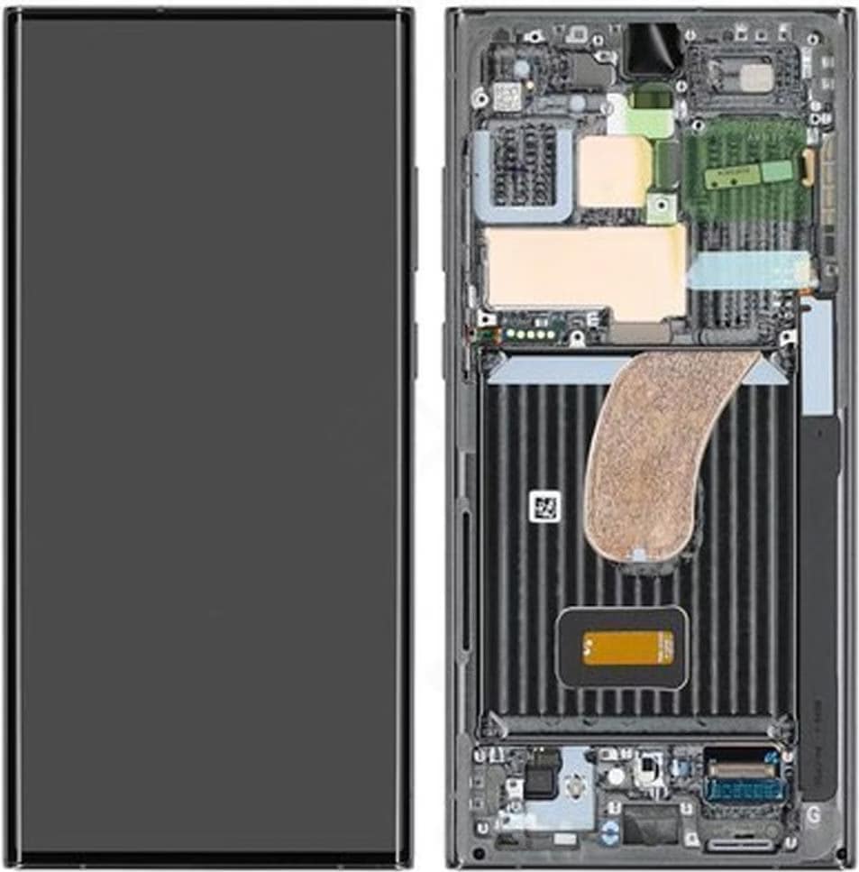Samsung LCD + Touch + Frame for S918B Galaxy S23 Ultra - green (Display ...