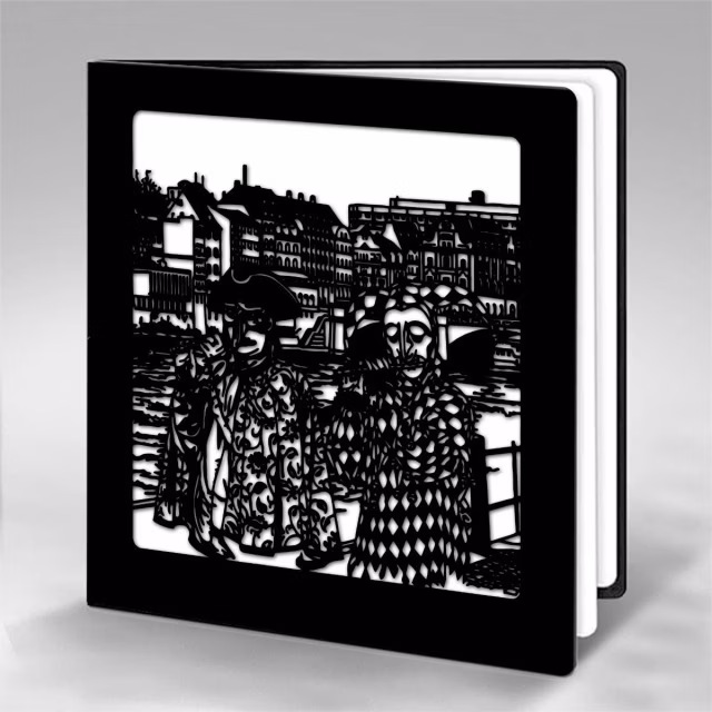 Hervorragend Papierschnittkarte Basler Fasnacht Pfyffer - Digitec