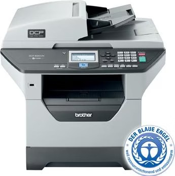 Brother DCP-8085DN, mono laser MFP with duplex function, LAN (Laser ...