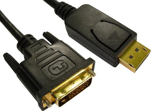 Cables Direct CDL 5m DisplayPort (M) to DVI (M) (5 m, DisplayPort ...