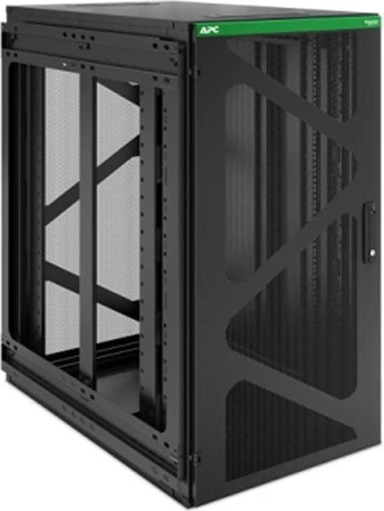 APC NetShelter 24U Wallmount Rack Enclosure Cabinet Side Mount UPS ...