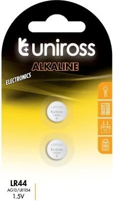 Uniross Batteri LR44 / AG13 2 pak (2 Stk., 4LR44, 160 mAh) - Digitec