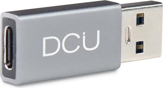 Dcu Tecnologic Usb 30 Usb Type C Adapter Alum Gray Usb A Usb Typ