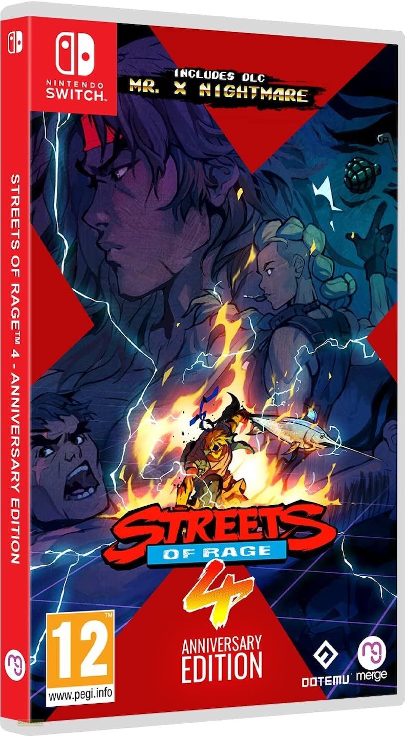 GED Streets of Rage 4 - Anniversary Edition (XJ) (Switch Lite, Switch ...