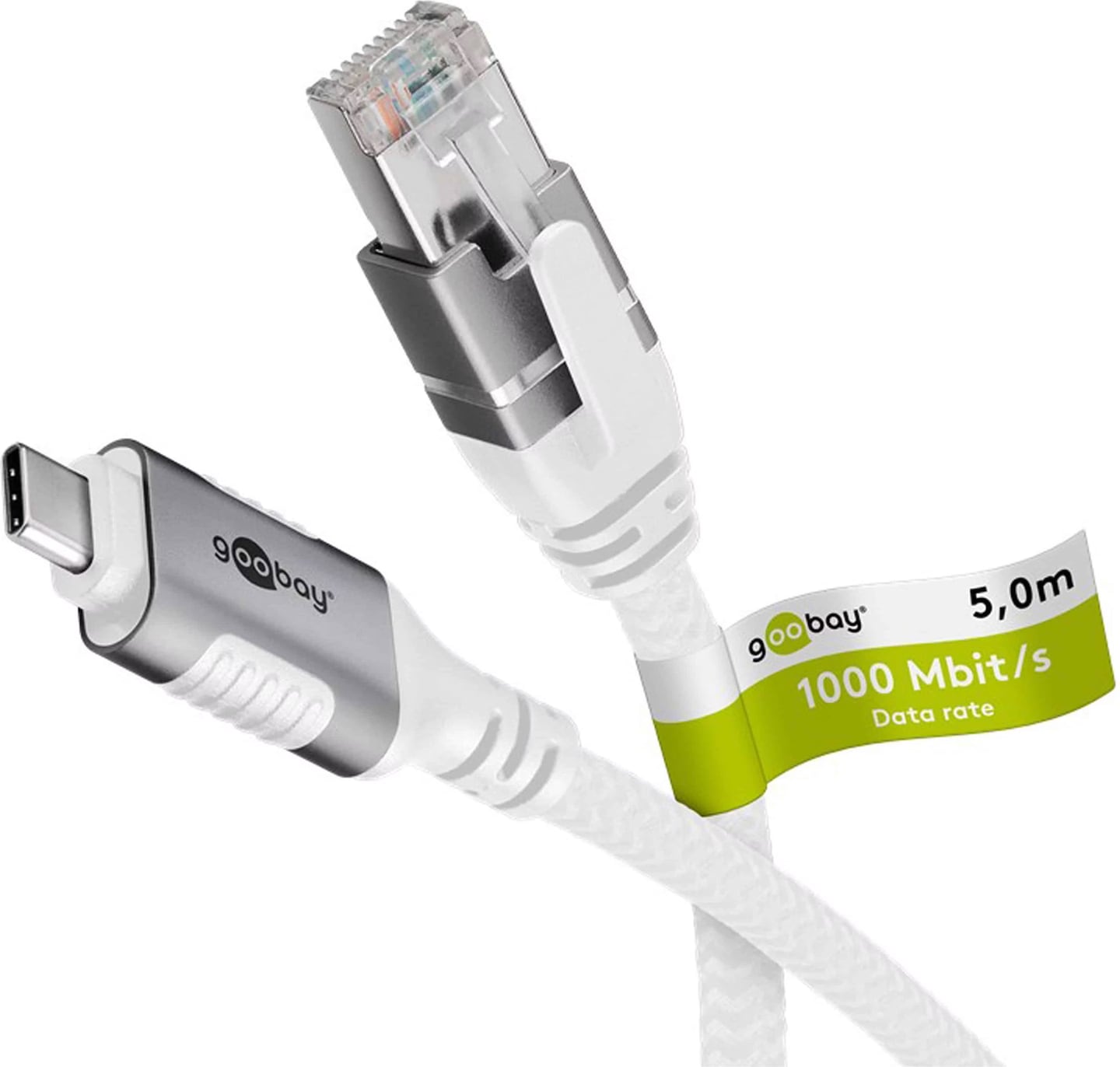Goobay Câble Ethernet CAT6 USB-C 3.1 vers RJ45 (USB-C, RJ45) - Digitec