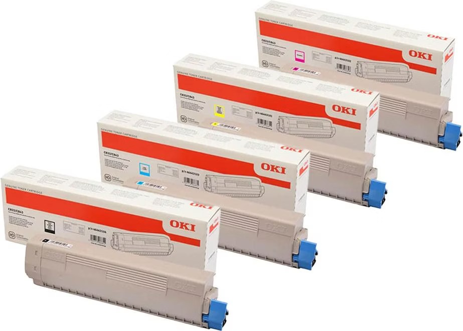 OKI Original C833/C843 SET Multipack / Set mit allen vier Farben (M, C ...