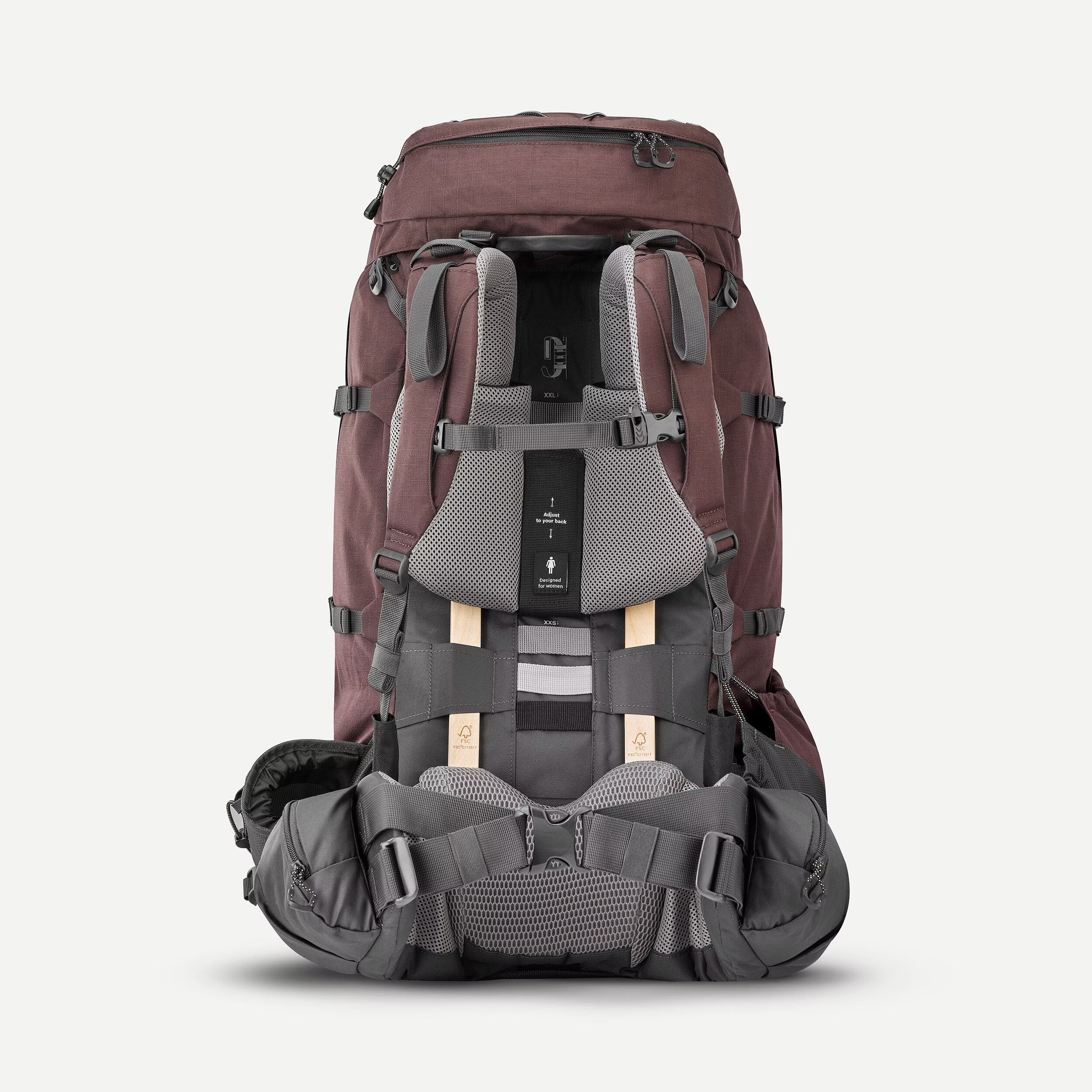 quechua 65l backpack