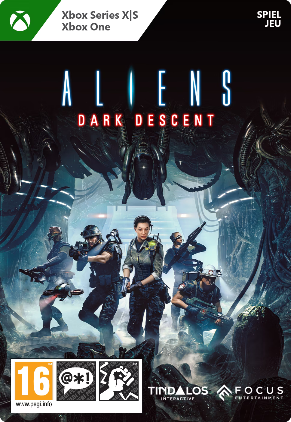 Microsoft Xbox Aliens Dark Descent Download Code (Xbox One X, Xbox One ...