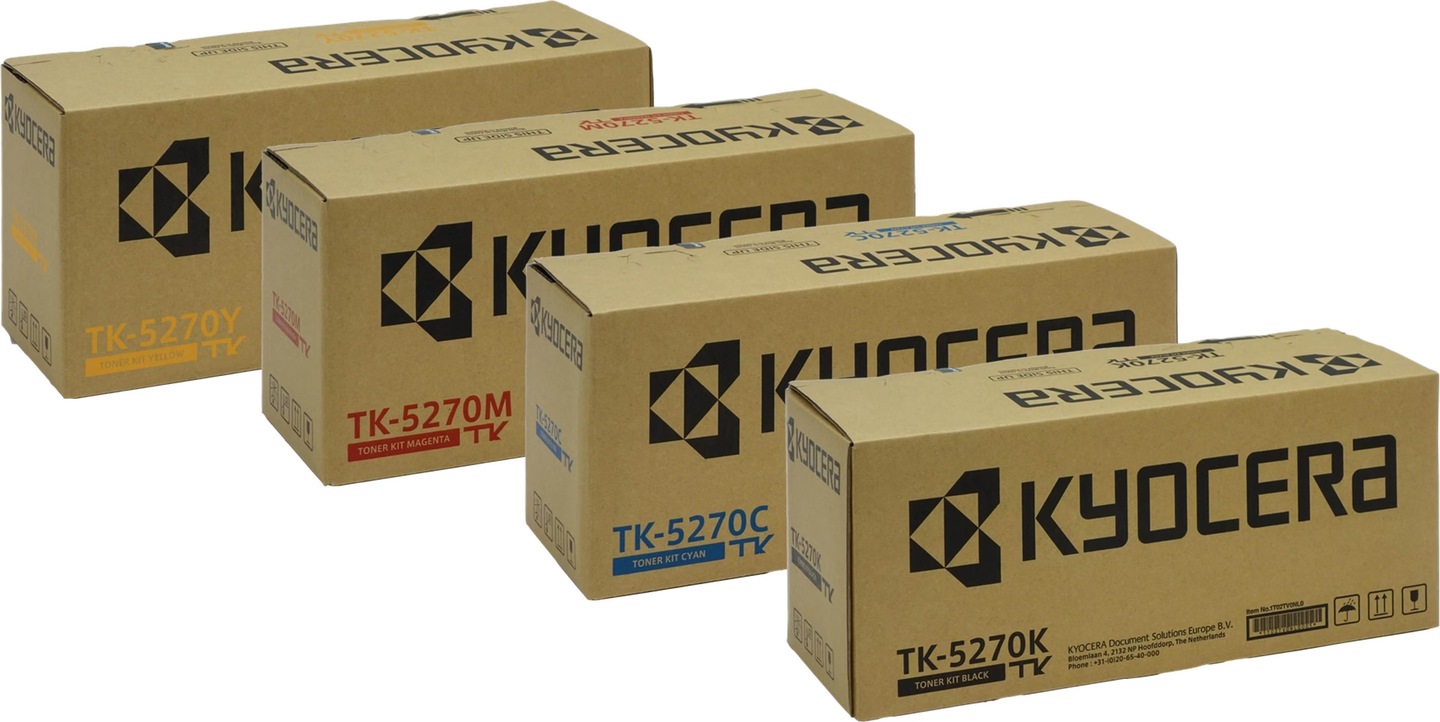 Kyocera Original KYOCERA TK-5270 SET Multipack / Set mit allen vier ...