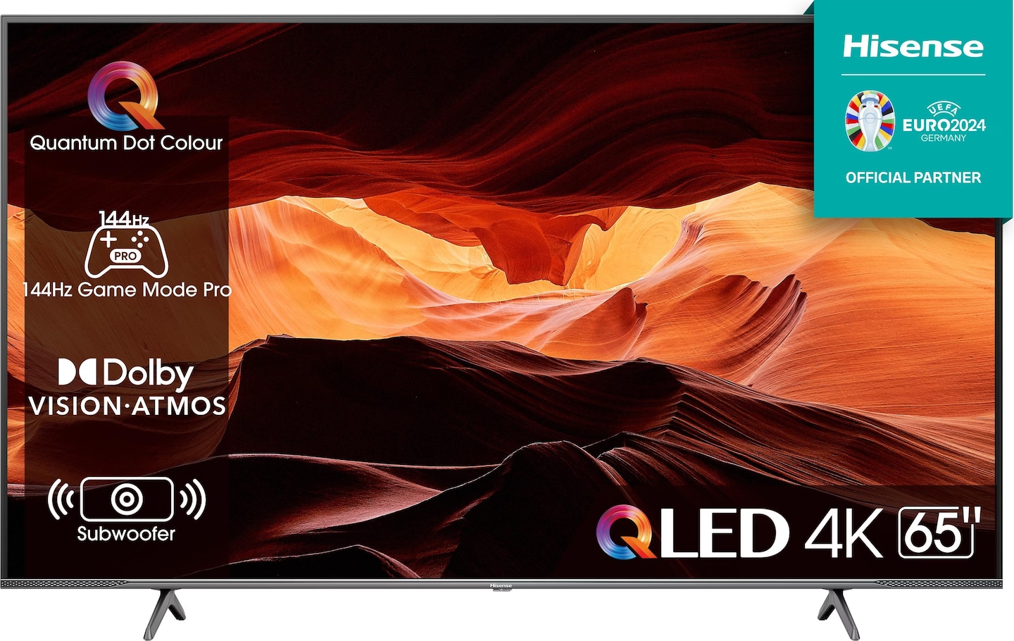 Hisense 65E7KQ Pro (65", E7K, QLED, 4K, 2023) - kaufen bei Digitec