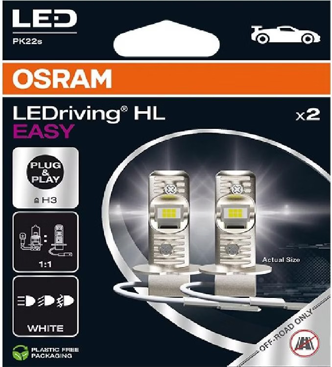 Osram Kaltweisse LED-Lampe für Autos H3 12V 8W (H3) - Digitec