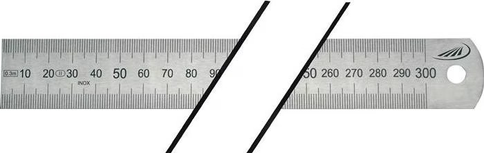 Helios Preisser Steel rule length 1000 mm stainless steel flexible ...