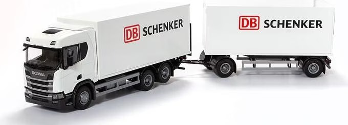 Emek Scania distribution truck with trailer scale 1:25 - digitec