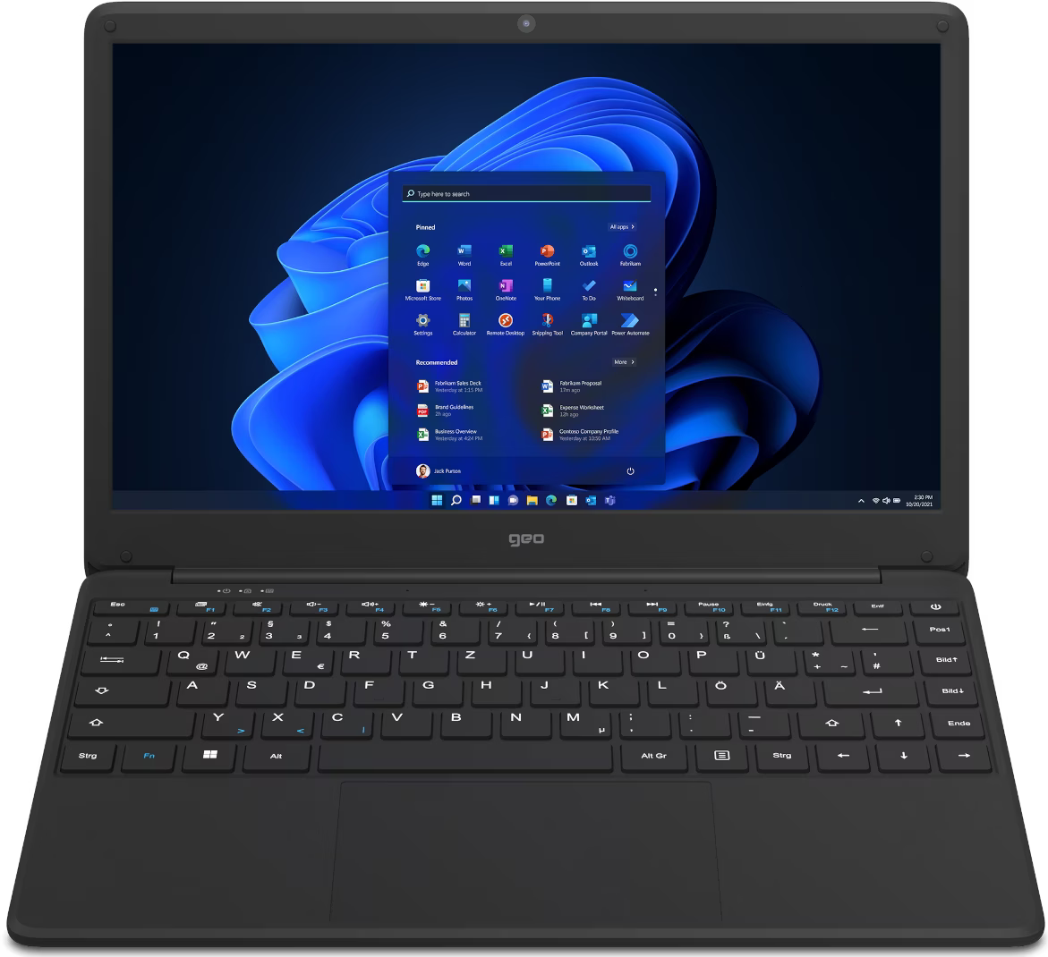 Geo Computers GeoBook 240 35,60cm (14") Full HD Display, Pentium Silver ...