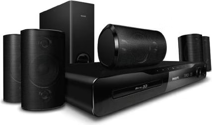 Philips HTS4562/12, 3D 5.1 Blu-ray Heimkinosystem, 1000 Watt (105 W ...