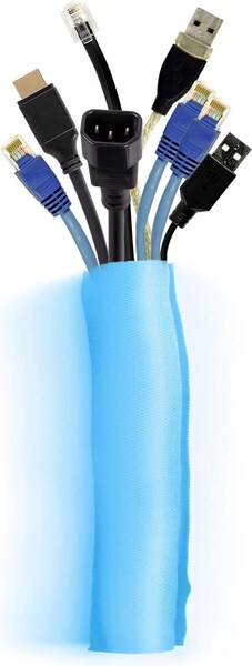 Multibrackets Cable guide, blue, in 25m carton unroll box (Cable hole ...