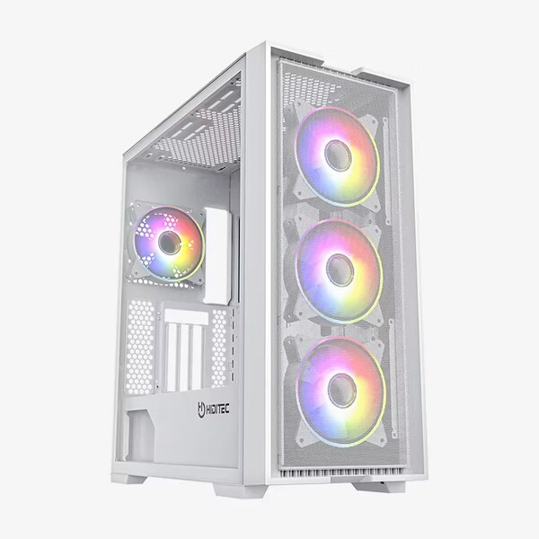 Hiditec CHASIS ATX GAMING H2 AIR ARGB WHITE E-ATX (mATX, ITX, ATX ...