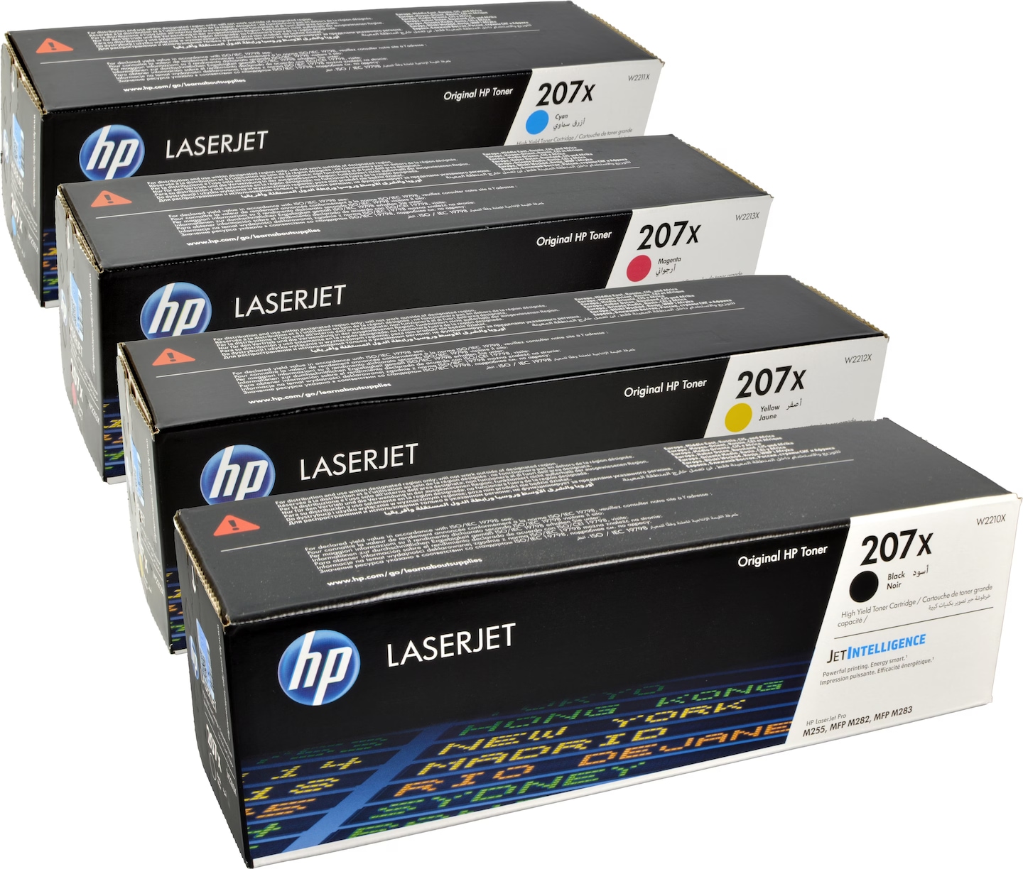 HP 4 HP Toner W2210X-W2213X 207X Multipack K C M Y 4-farbig (M, Y, C ...
