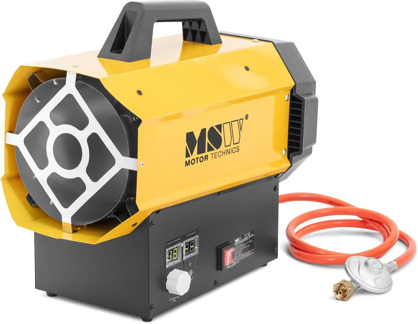 MSW Gasheizer 40 kW 310 m² Gasstrahler Gas-Heizgebläse Zeltheizung ...