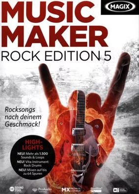 Magix Music Maker Rock Edition 5, PC, -D- - acheter sur digitec