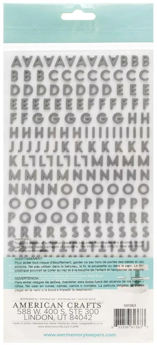 We R Memory Keepers 3D-Sticker Alphabet - kaufen bei digitec