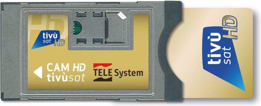 Modulo TivuSat HD con smart card TivuSat, vari canali italiani ...