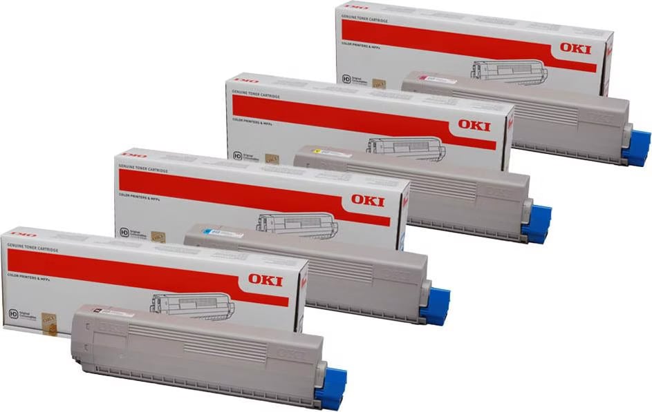 OKI Original OKI C831/C841 SET Multipack / Set mit allen vier Farben (M ...
