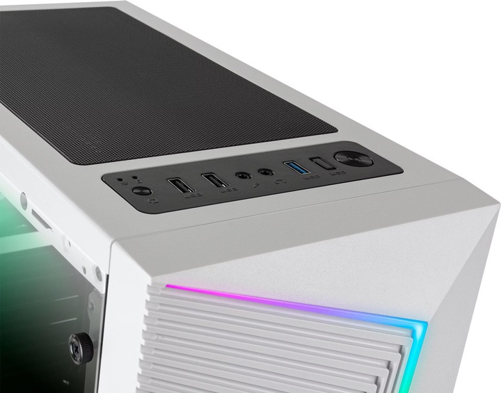 Mars Gaming Boitier Moyen Tour Atx Mc-X7 RGB Avec Panneau Vitré (Blanc ...