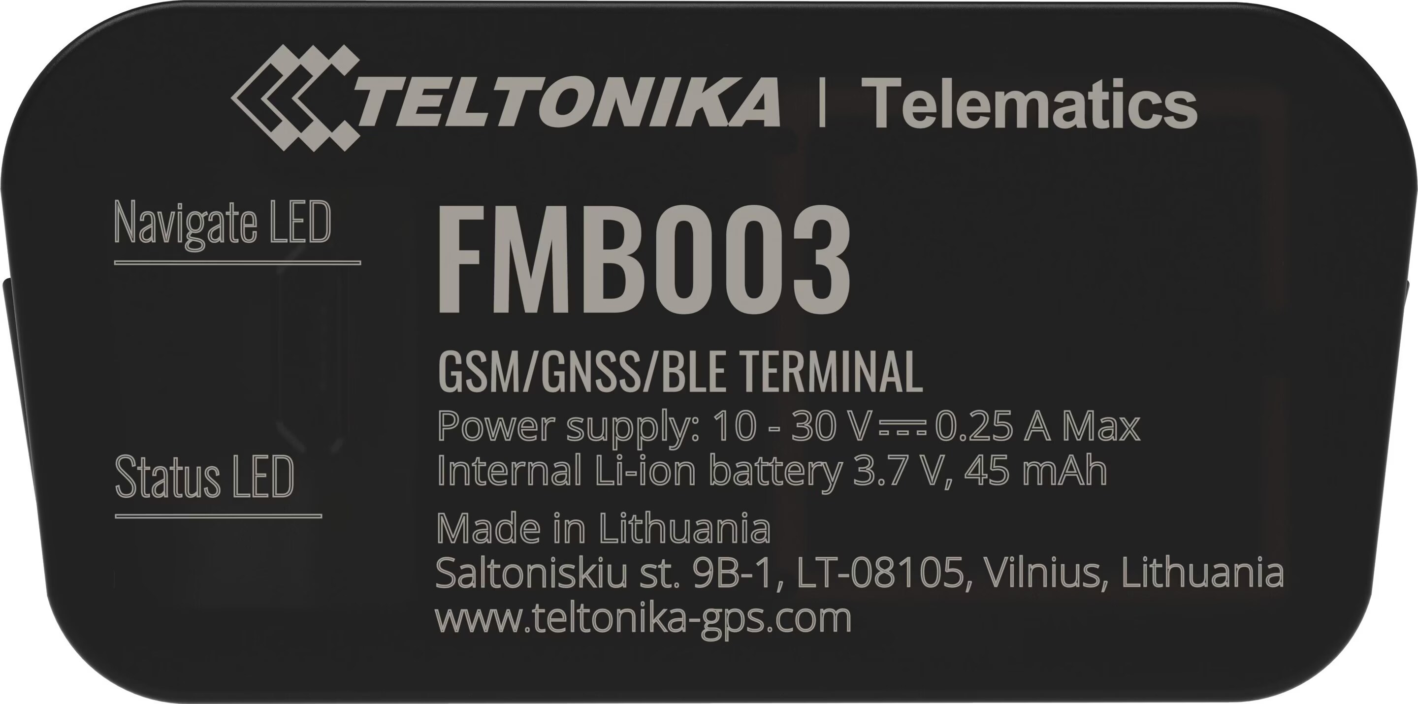 Teltonika FMB003 Ultra-Small OEM OBDII PnP Tracker mit GNSS, GSM, BLE 4 ...
