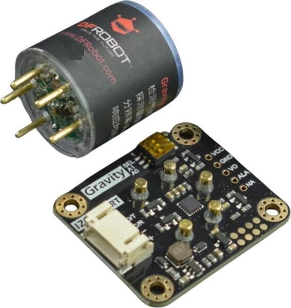 DFRobot Gravity NO2 nitrogen dioxide sensor I2C and UART - digitec